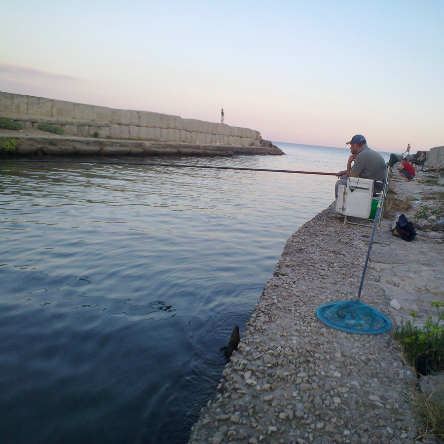 Pesca in canale: le Foci dei fiumi